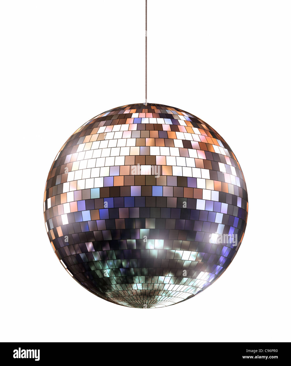 Disco ball - isolated with clipping path Stock Photo - Alamy