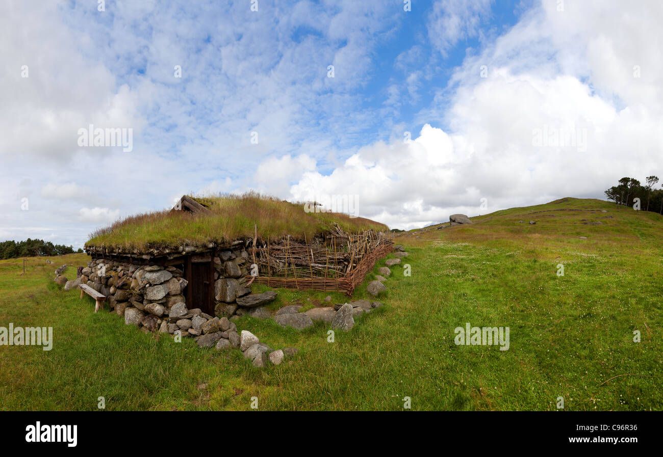 Iron age farm at jernaldergarden hi-res stock photography and images ...