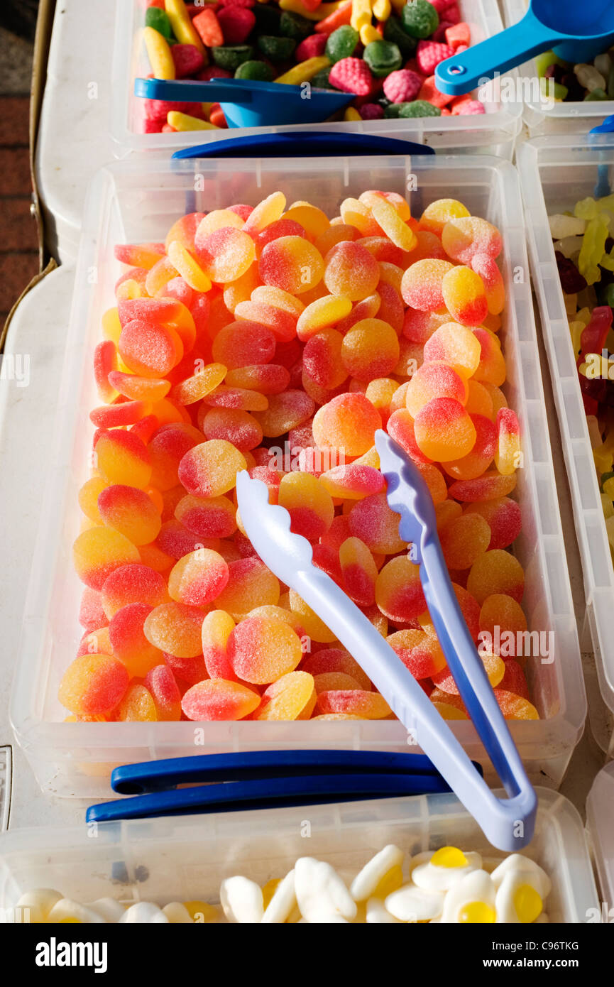 traditional sweets for sale on a market stall Stock Photo - Alamy