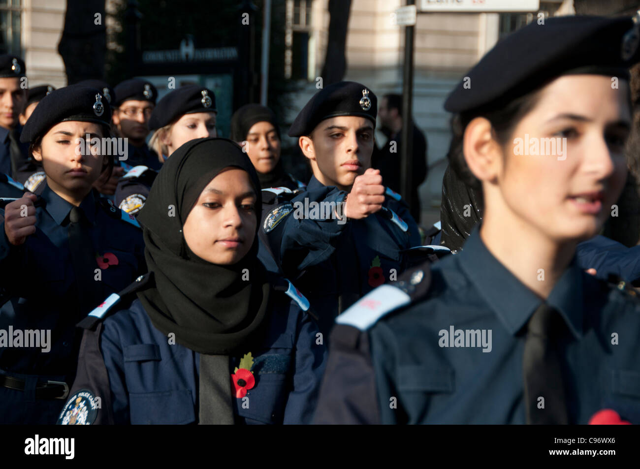 Young female london police hi-res stock photography and images - Alamy