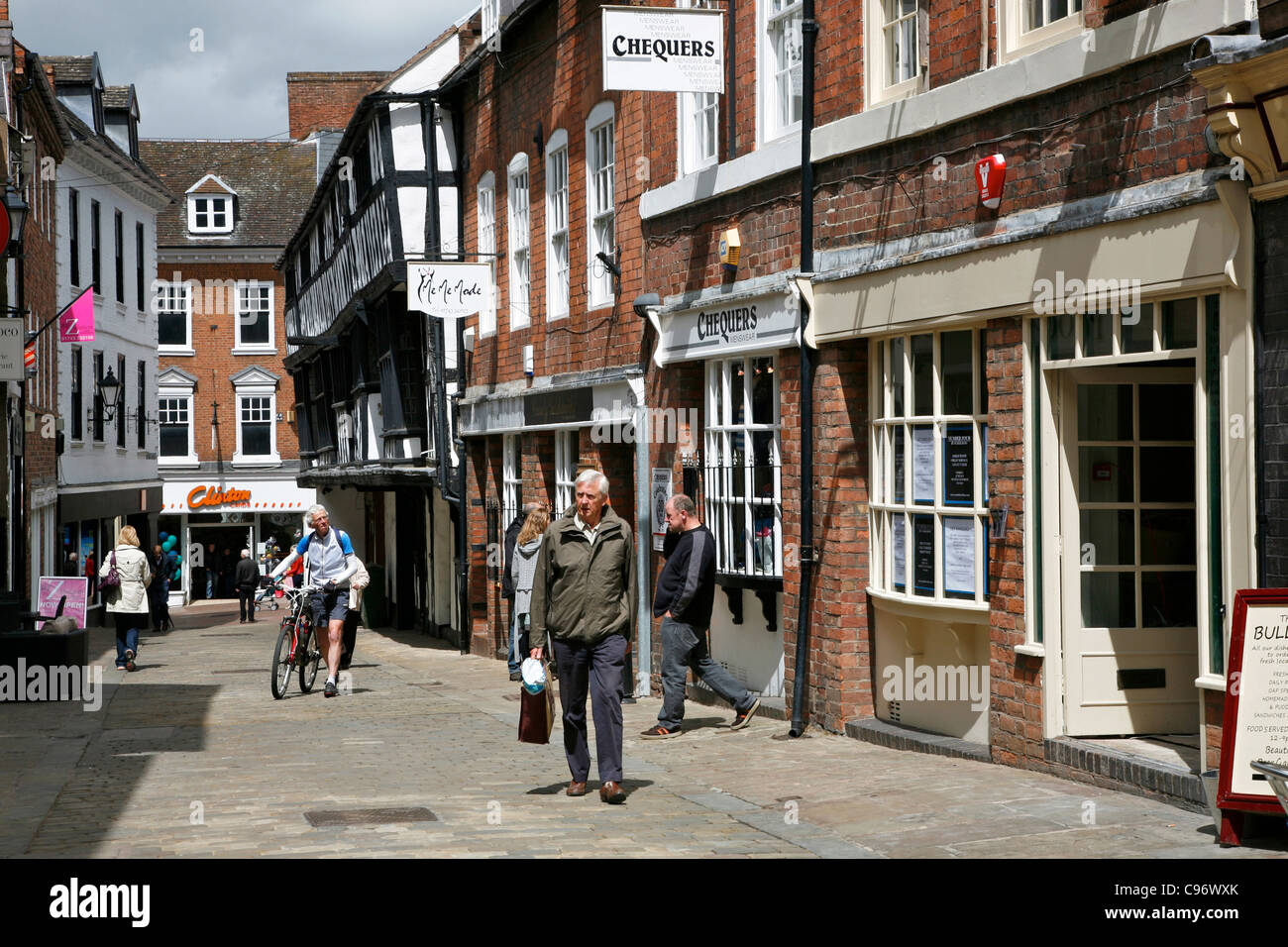 Butcher row shrewsbury hi-res stock photography and images - Alamy