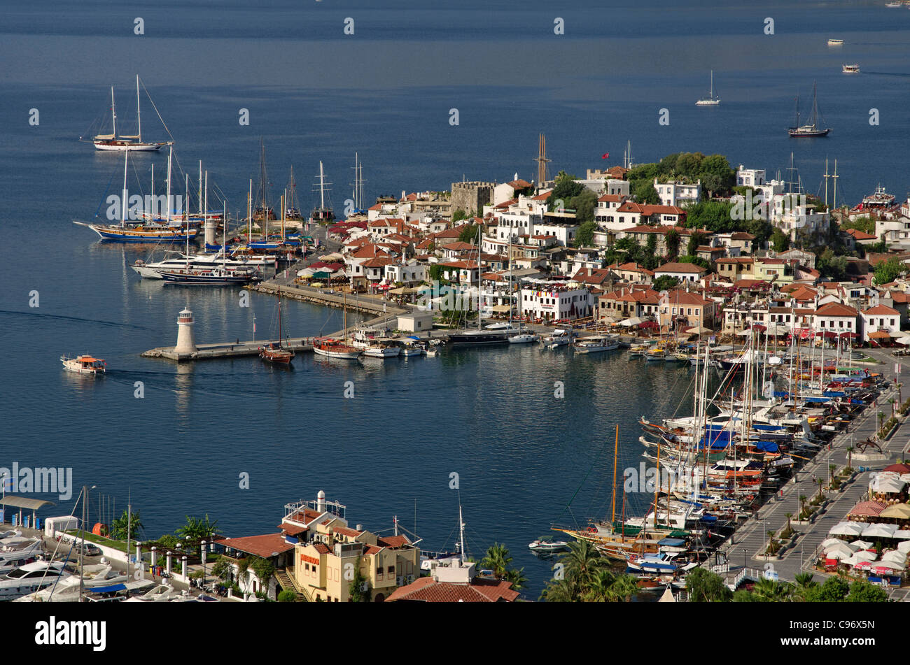Marmaris Old Town and Harbour, Muğla, Turkey Stock Photo - Alamy
