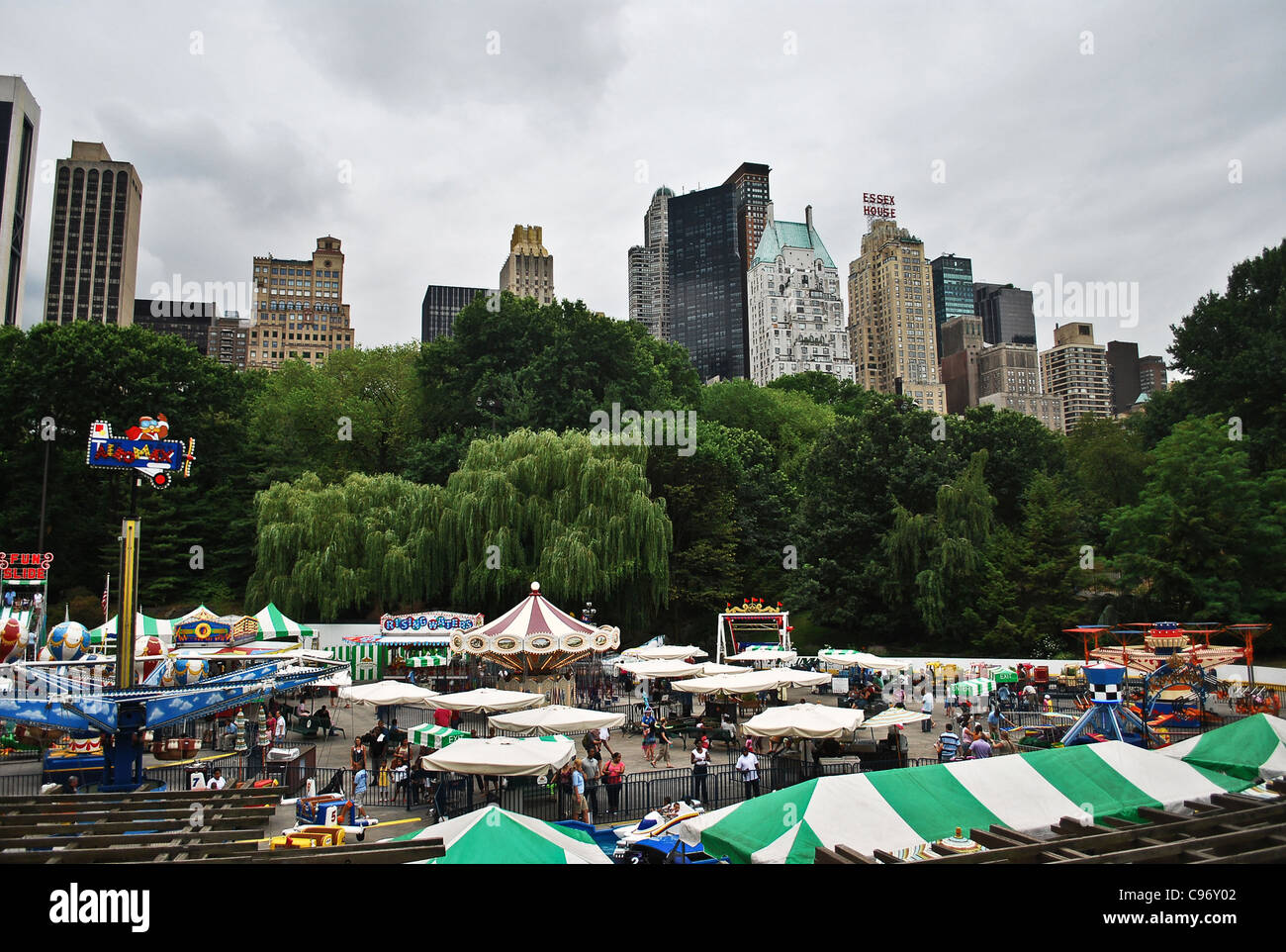Fun Fair in NYC Stock Photo - Alamy