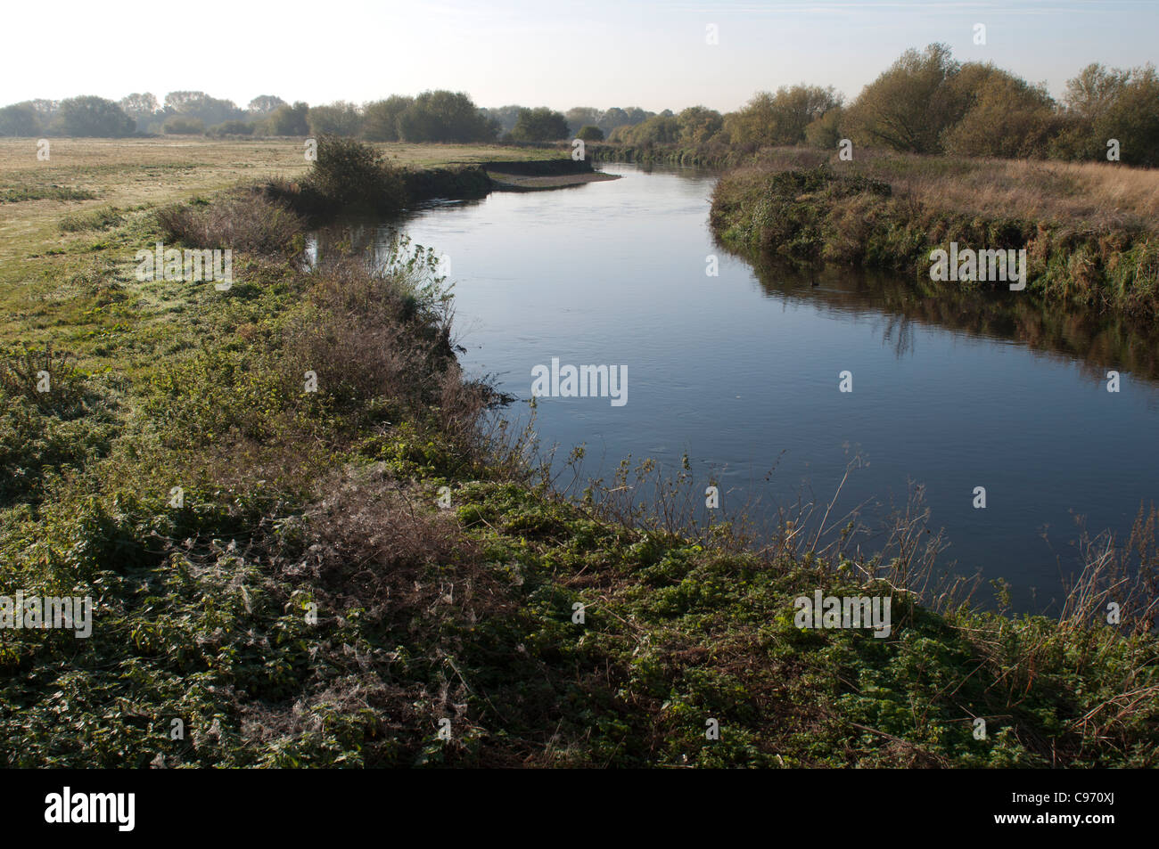 River Tame at Kingsbury Water Park, Warwickshire, UK Stock Photo - Alamy