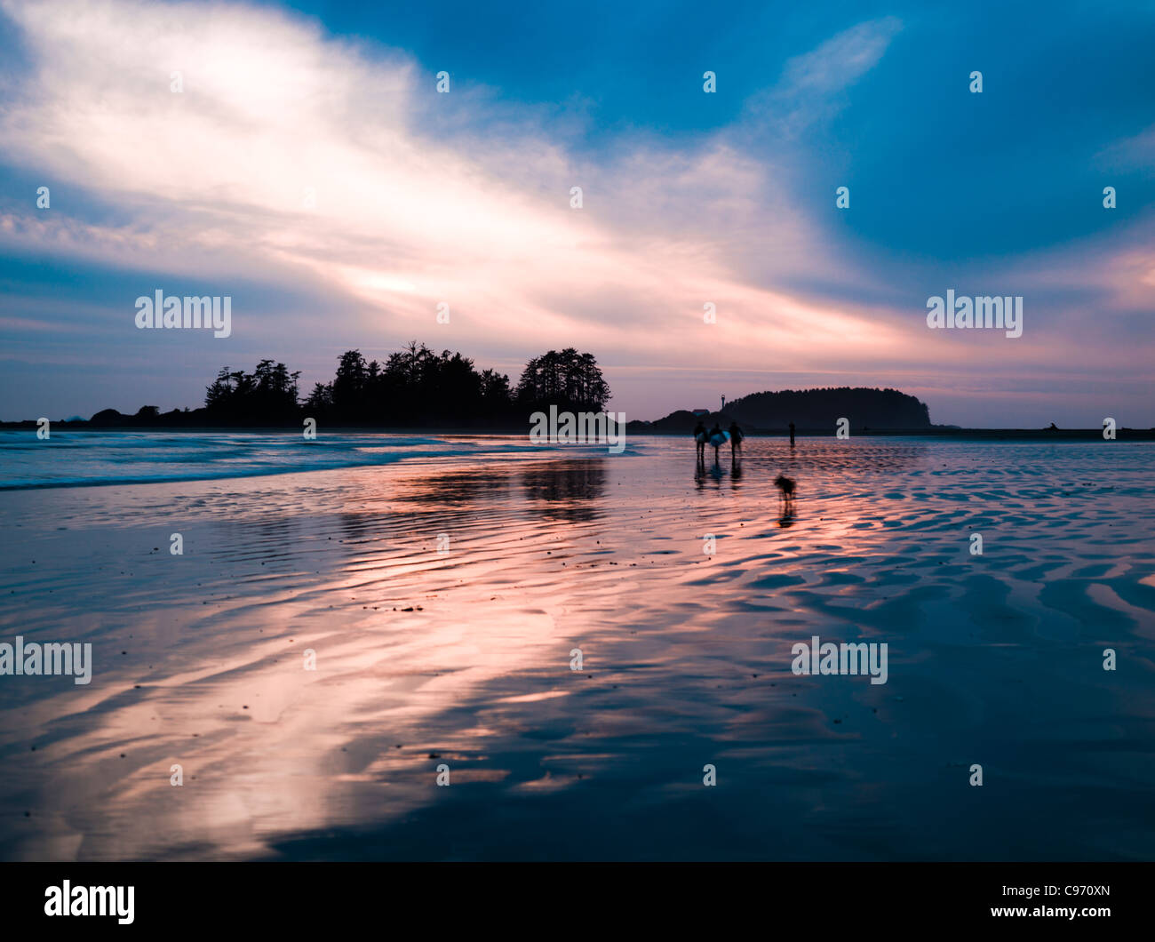 Sunset On Chesterman Beach High Resolution Stock Photography and Images ...