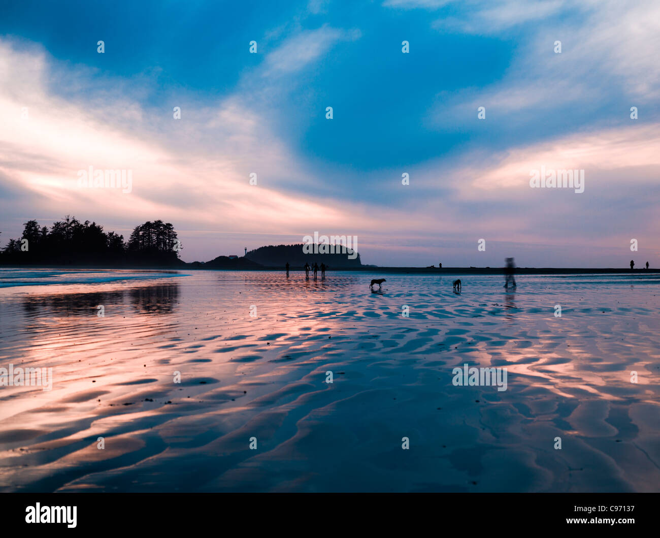 Sunset On Chesterman Beach High Resolution Stock Photography and Images ...