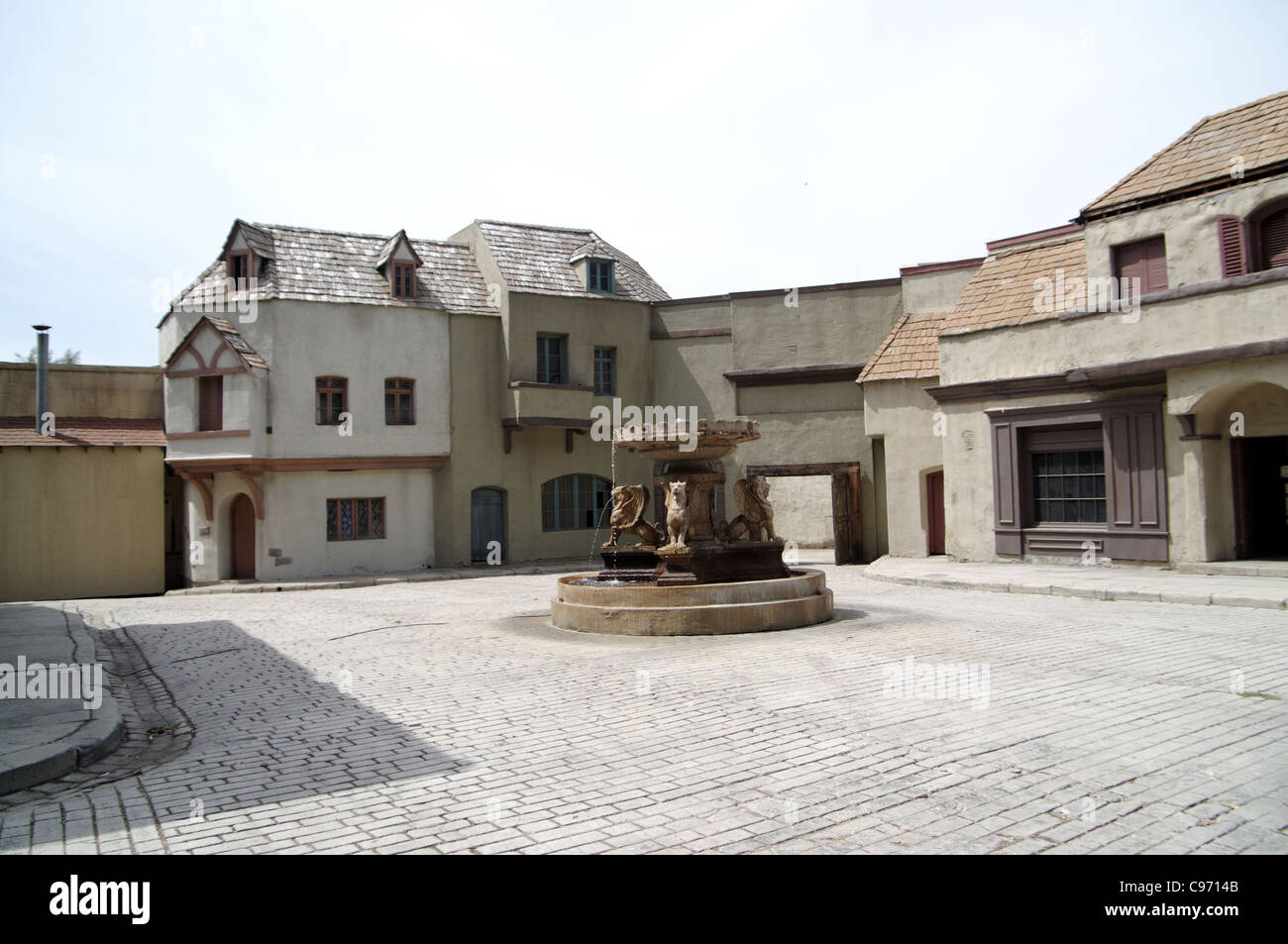 Universal Studios. Sets of films in Hollywood Stock Photo - Alamy