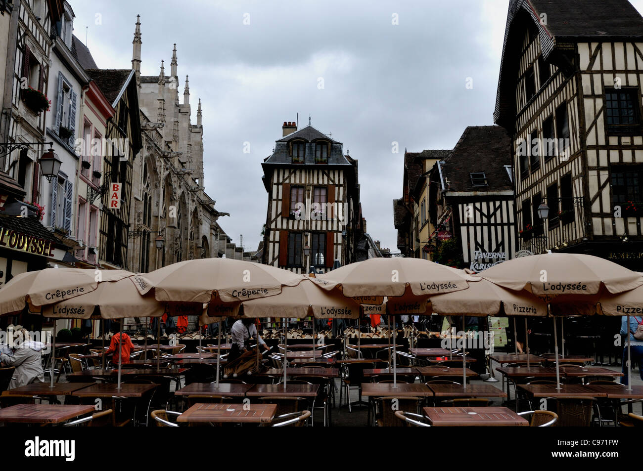 Old town in the city of Troyes in France, Champagne Stock Photo - Alamy