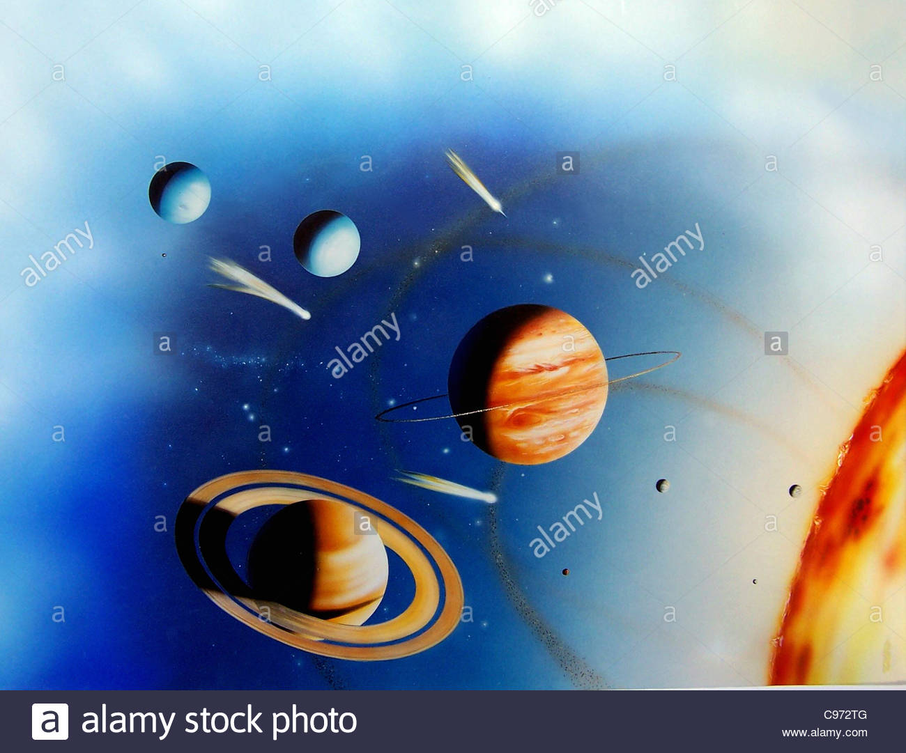 Drawing Moon Stars Stock Photos & Drawing Moon Stars Stock Images - Alamy