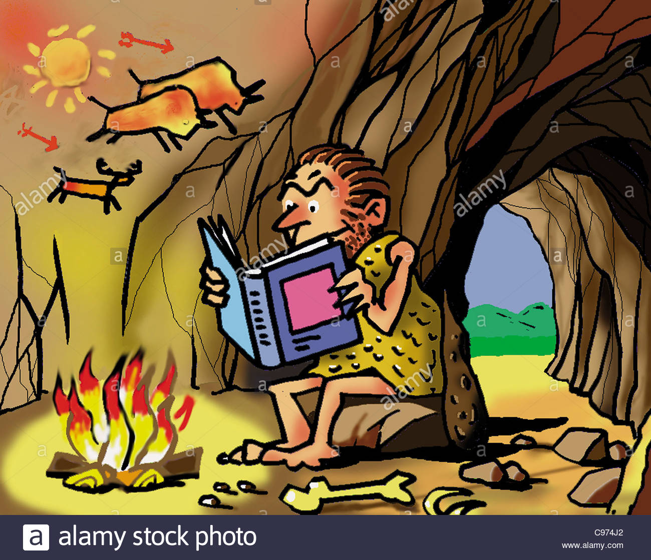Early Man Stone Age Stock Photos & Early Man Stone Age Stock Images - Alamy