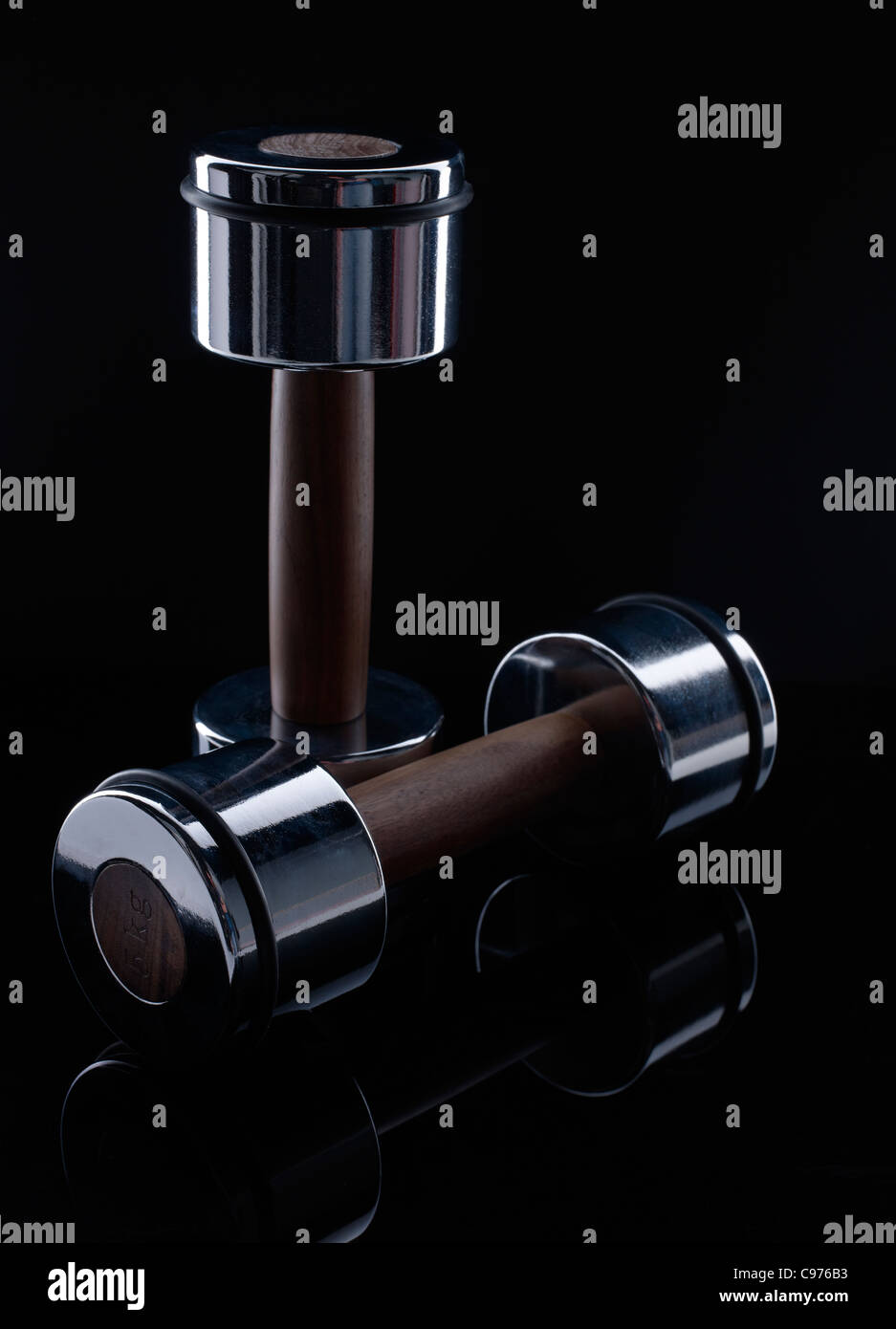 designer dumb bells Stock Photo - Alamy