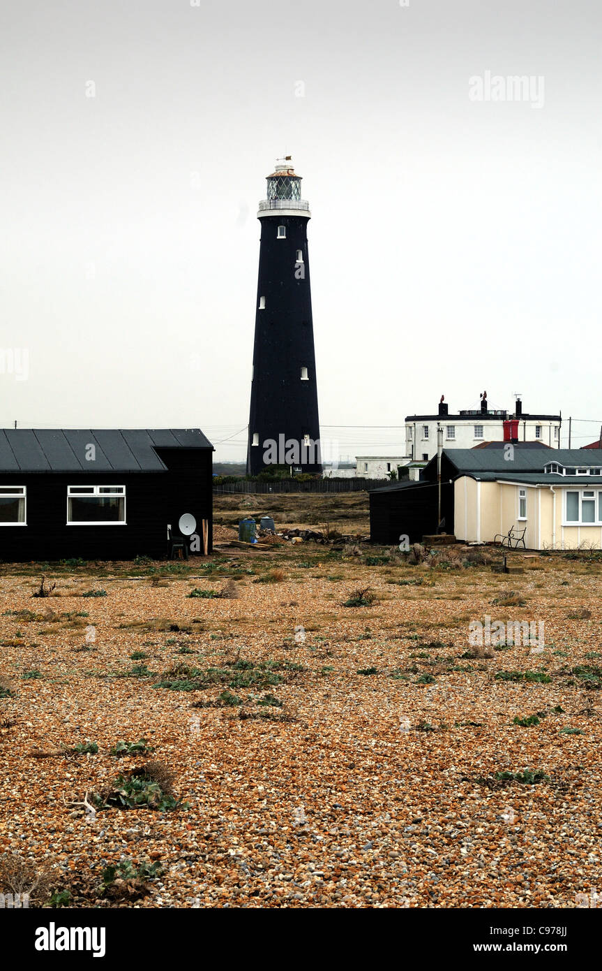 Old lighthouse at Dungeness,Kent Stock Photo - Alamy