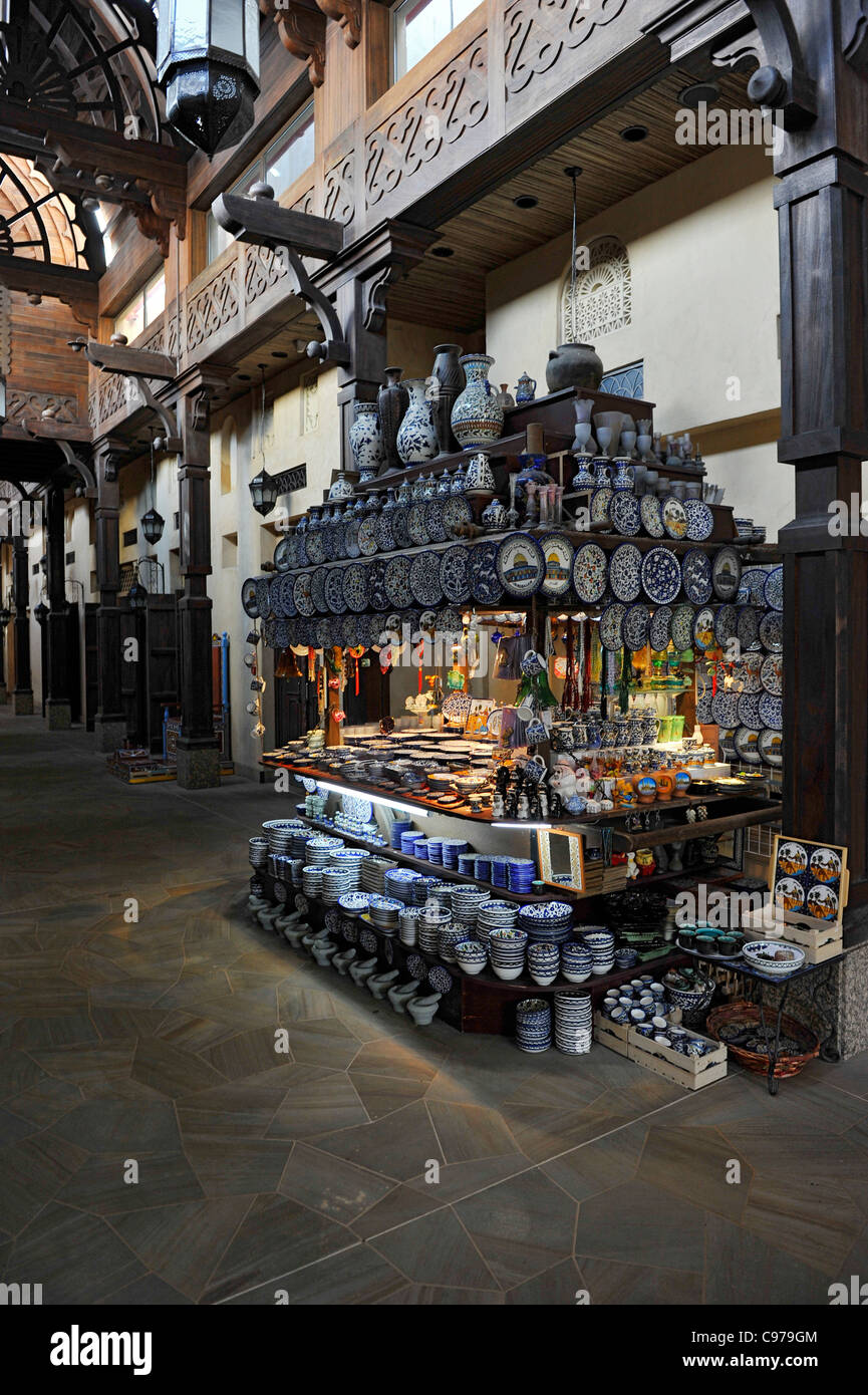 Corridors and Arab architecture in the Souk Madinat, Jumeirah, Dubai ...