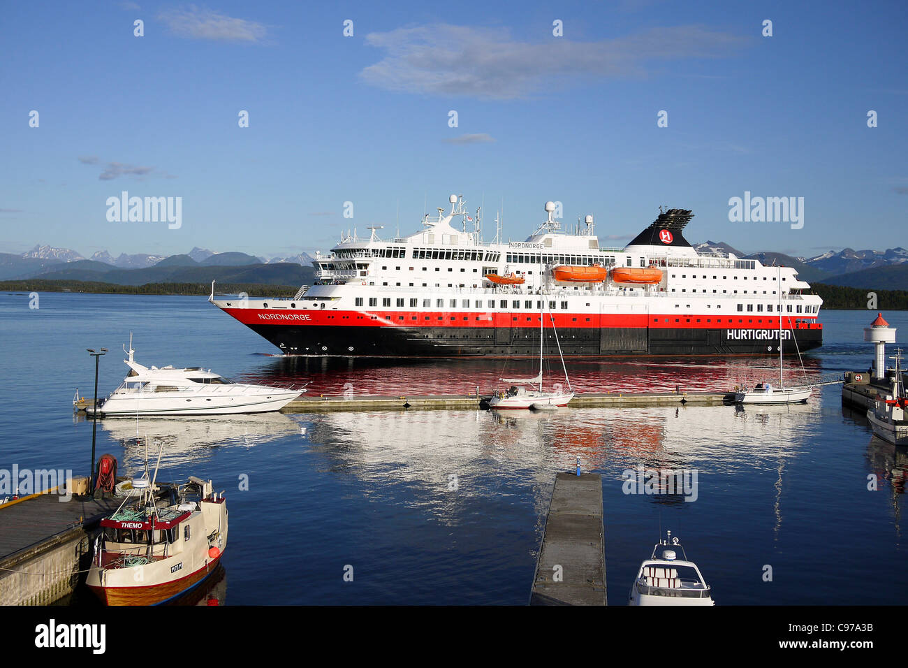 Molde, Møre og Romsdal county, Norway the Ferry Stock Photo - Alamy