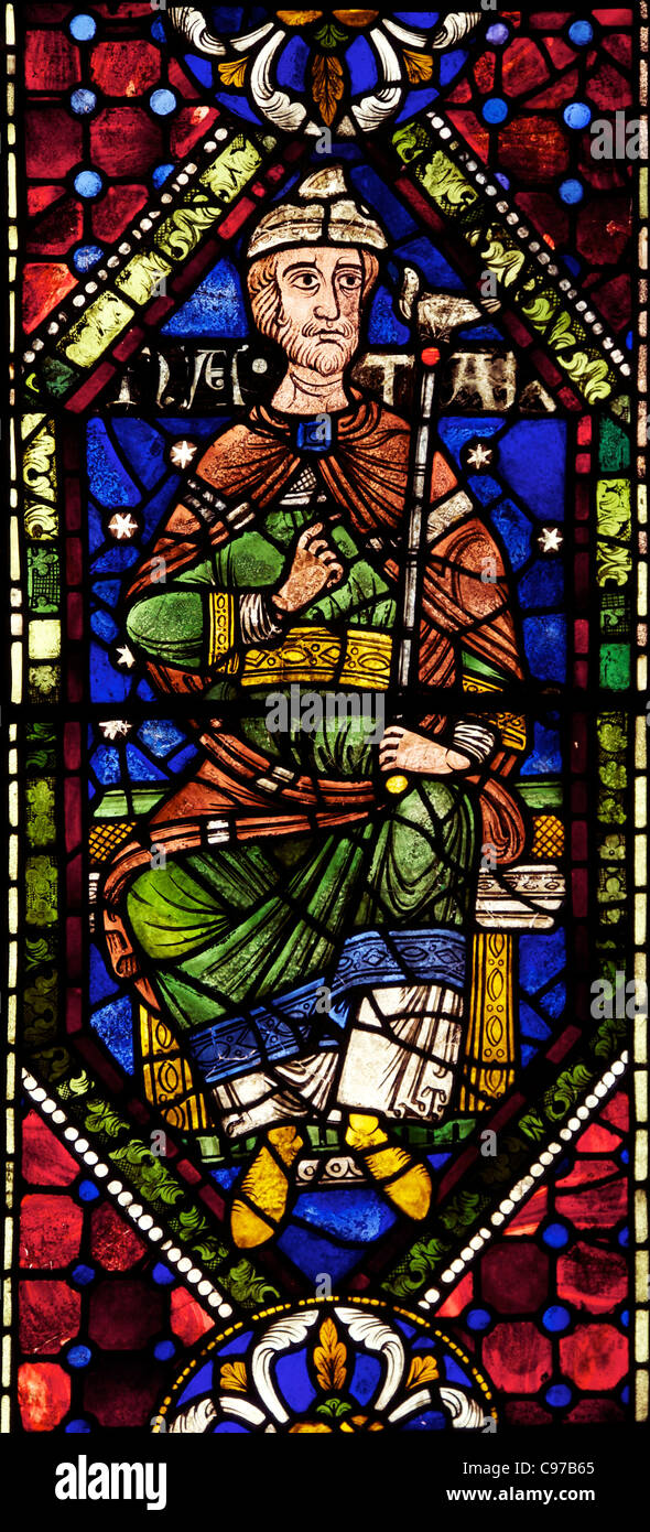Nathan, Ancestors or Geneaology of Christ, South Window, medieval ...
