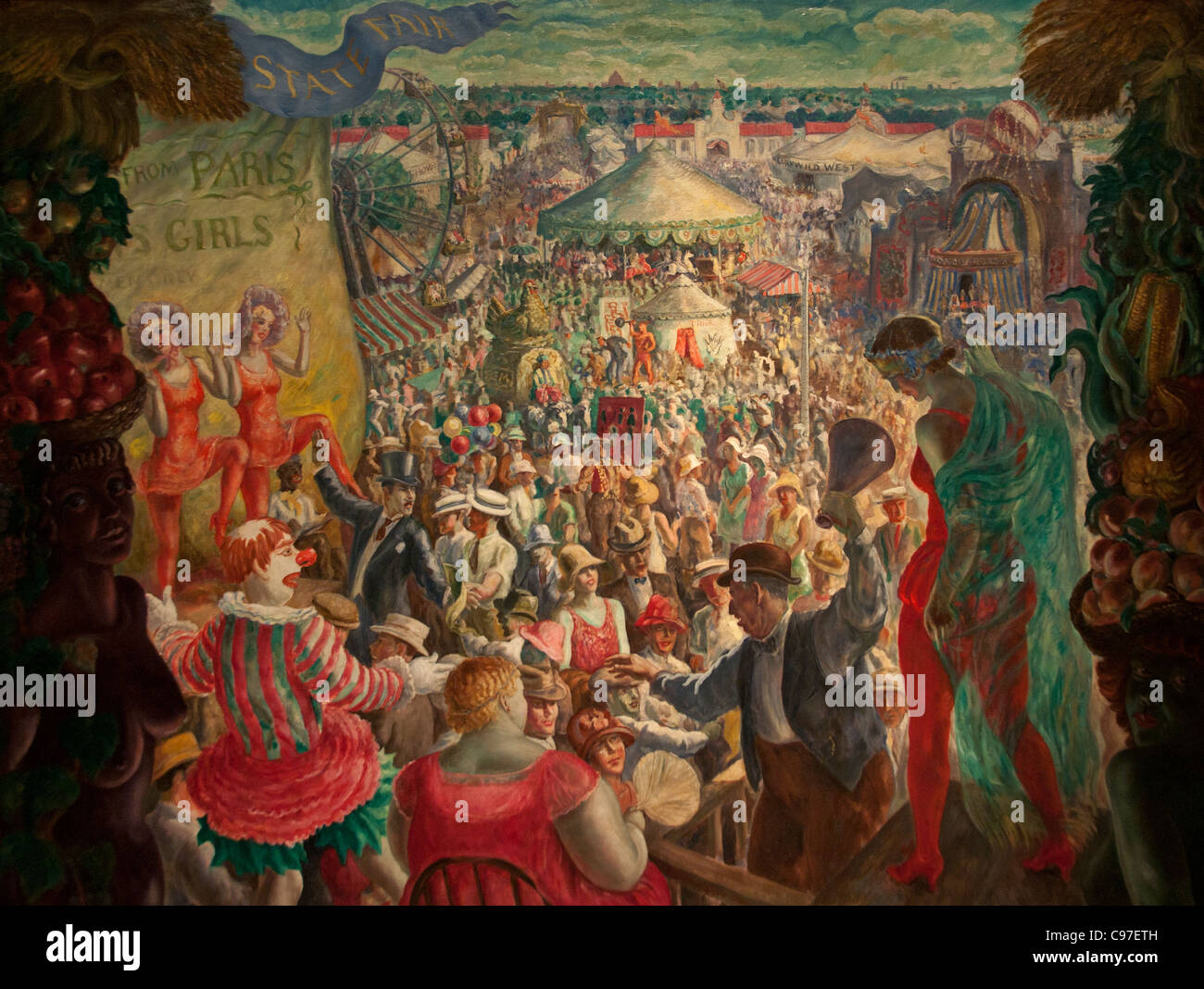 State Fair 1929 by John Steuart Curry American Stock Photo - Alamy