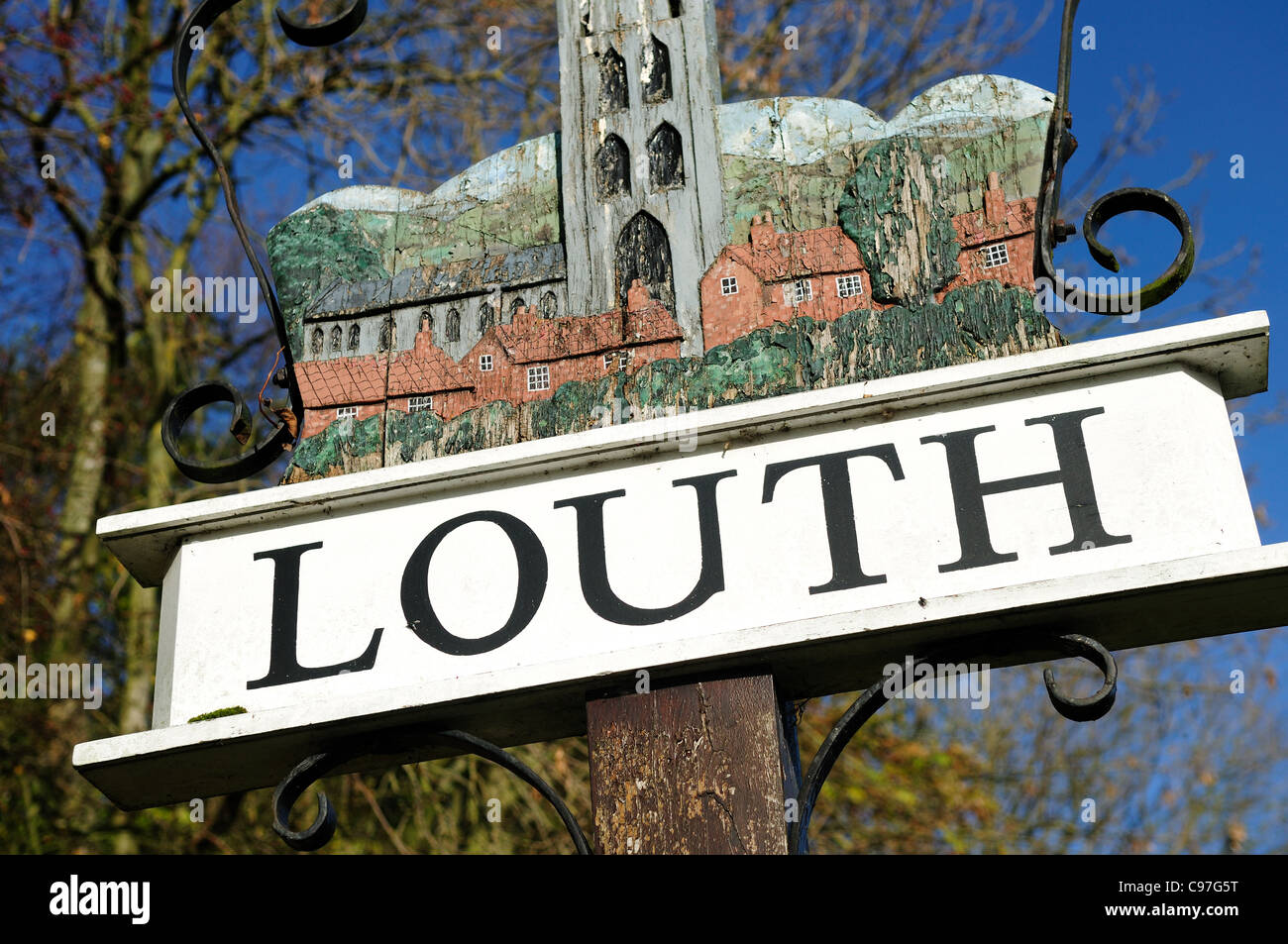 Louth,Historic Capital of Lincolnshire Wolds England Stock Photo - Alamy