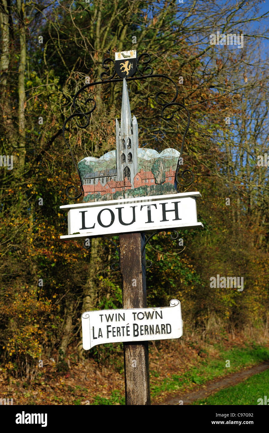 Louth Town Sign High Resolution Stock Photography and Images - Alamy