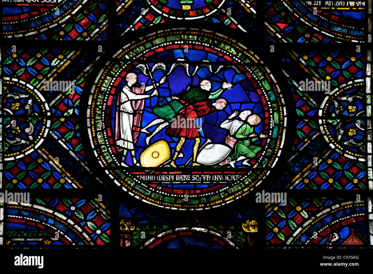 Stained glass roundel hi-res stock photography and images - Alamy