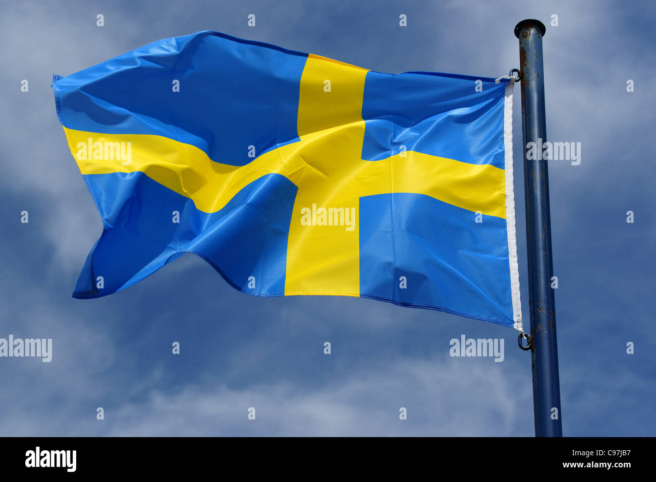 Flag of the kingdom of sweden hi-res stock photography and images - Alamy