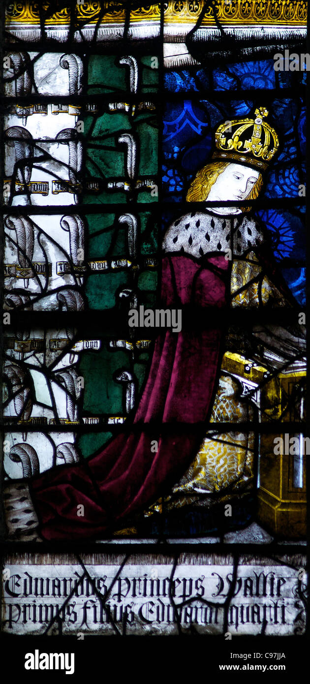 Edward Prince of Wales, Royal Window, Northwest Transept, medieval ...