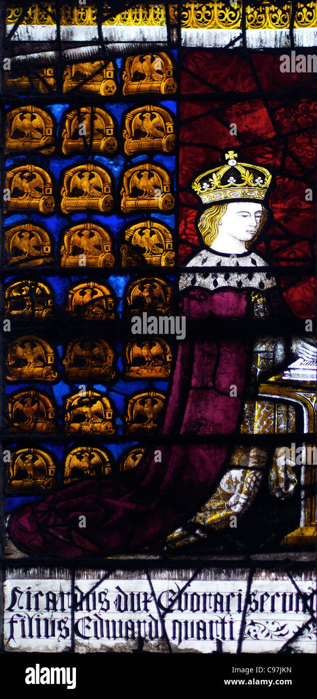Richard Duke of York, Royal Window, Northwest Transept, medieval ...