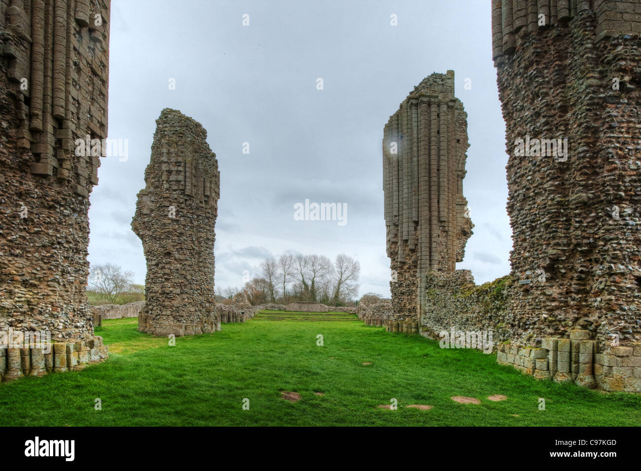 Ruins of benedictine monastery hi-res stock photography and images - Alamy