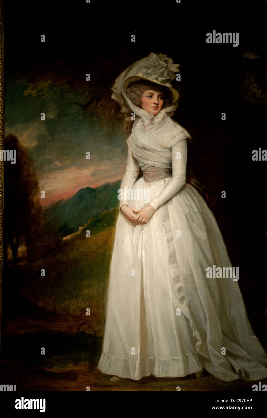 Penelope Lee Acton 1791 by George Romney British Stock Photo - Alamy