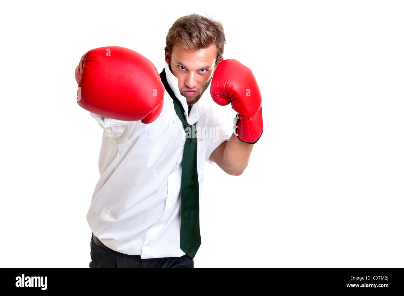 Business people boxing gloves Cut Out Stock Images & Pictures - Alamy