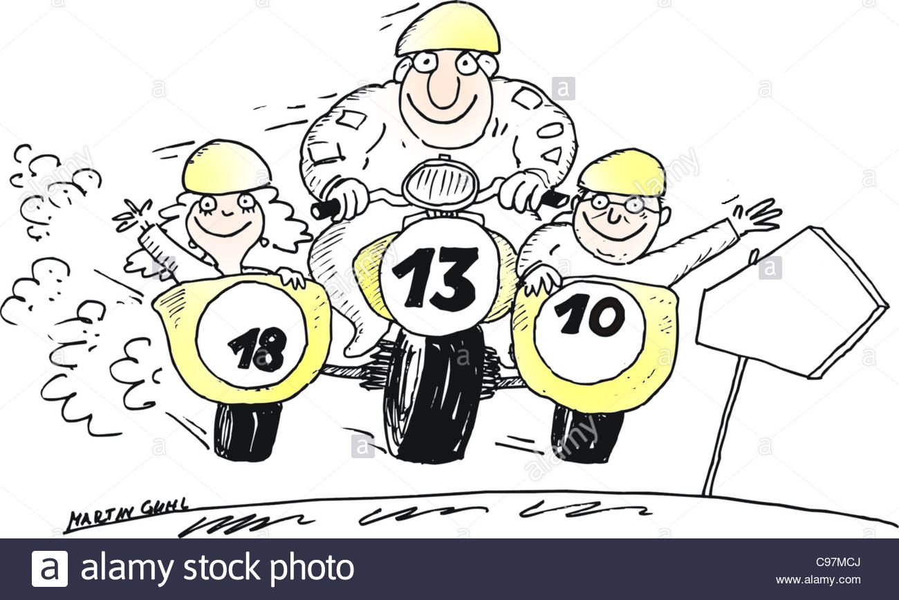 Vector Cartoon Motorcycle Stock Photos & Vector Cartoon Motorcycle ...