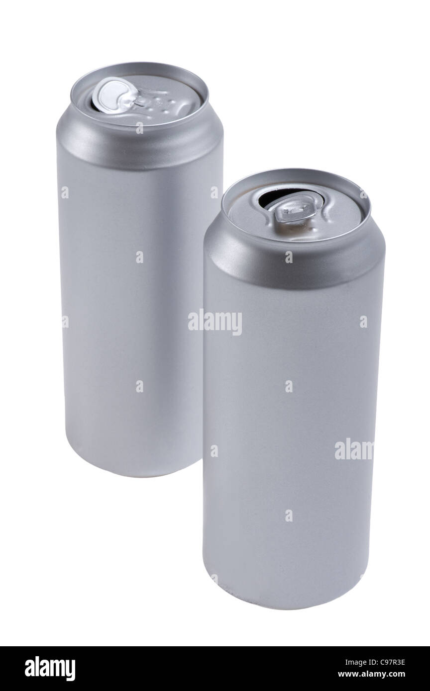 object on white - beverage can close up Stock Photo - Alamy