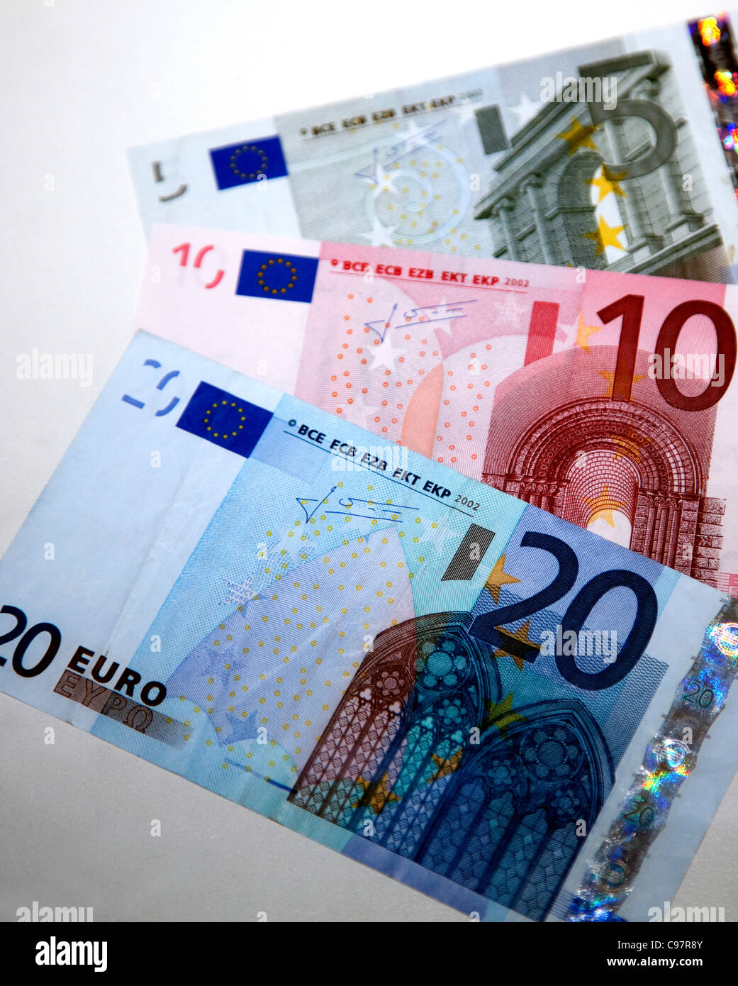 Euro banknotes, London Stock Photo - Alamy