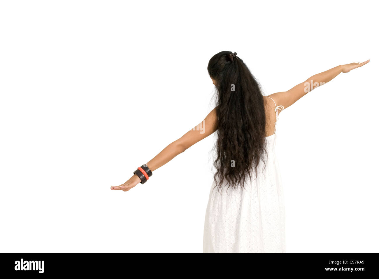 girl pretending to fly Stock Photo - Alamy