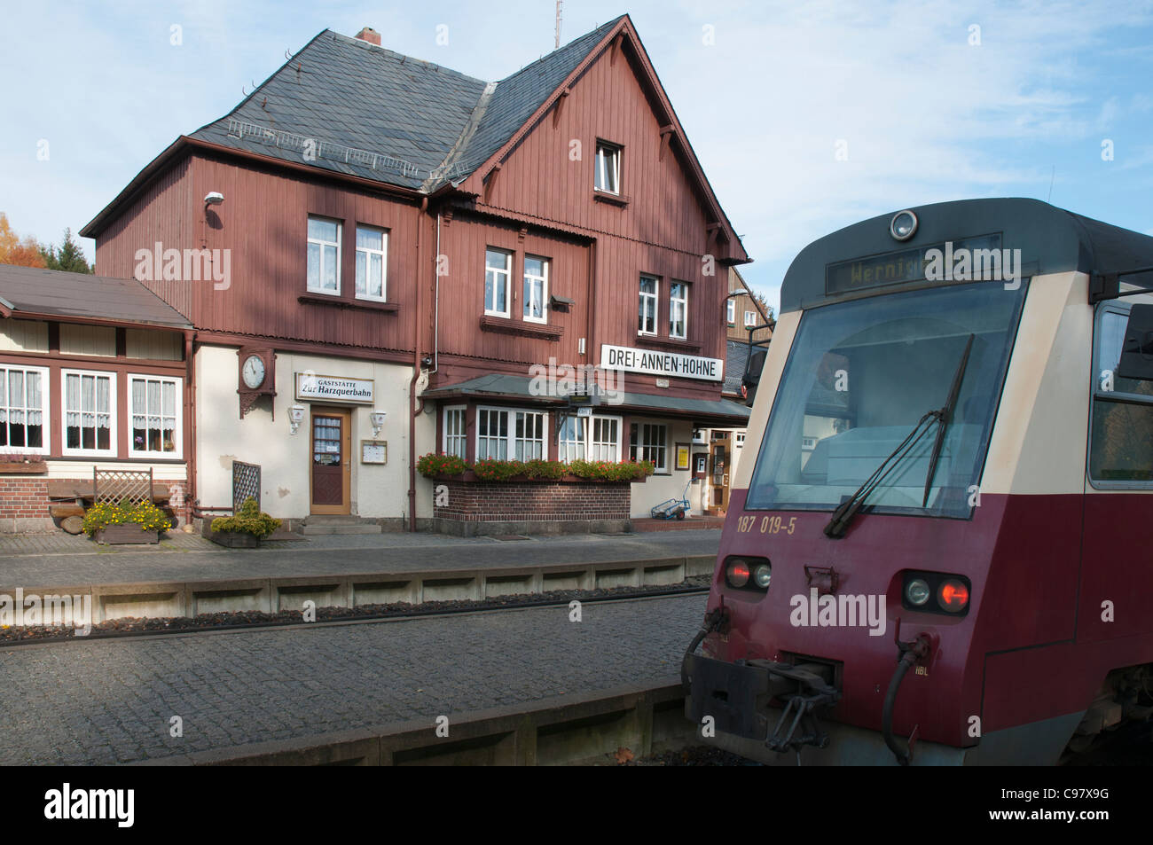 Brocken Railway Station "Drei Annen Hohne" , Wernigerode, Harz, Saxony ...