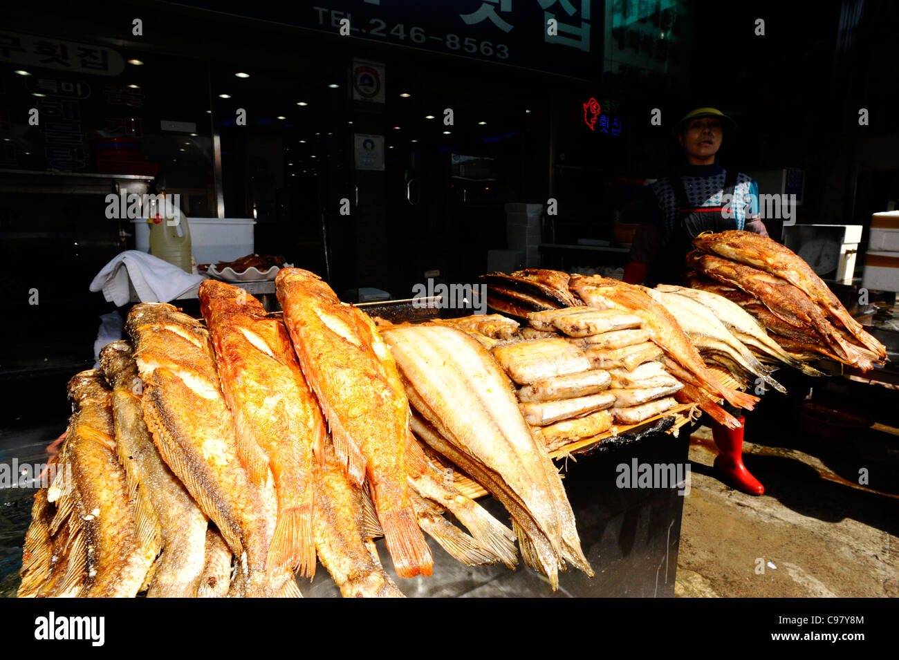 Jagalchi Fish Market, Busan, South Korea Stock Photo - Alamy