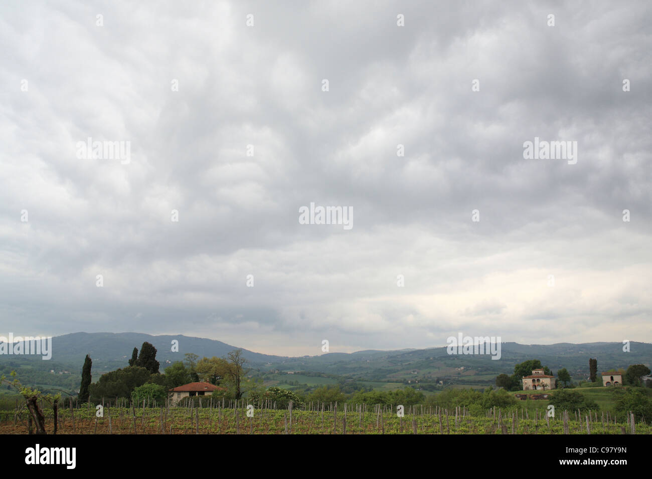 Tuscany rain clouds hi-res stock photography and images - Alamy