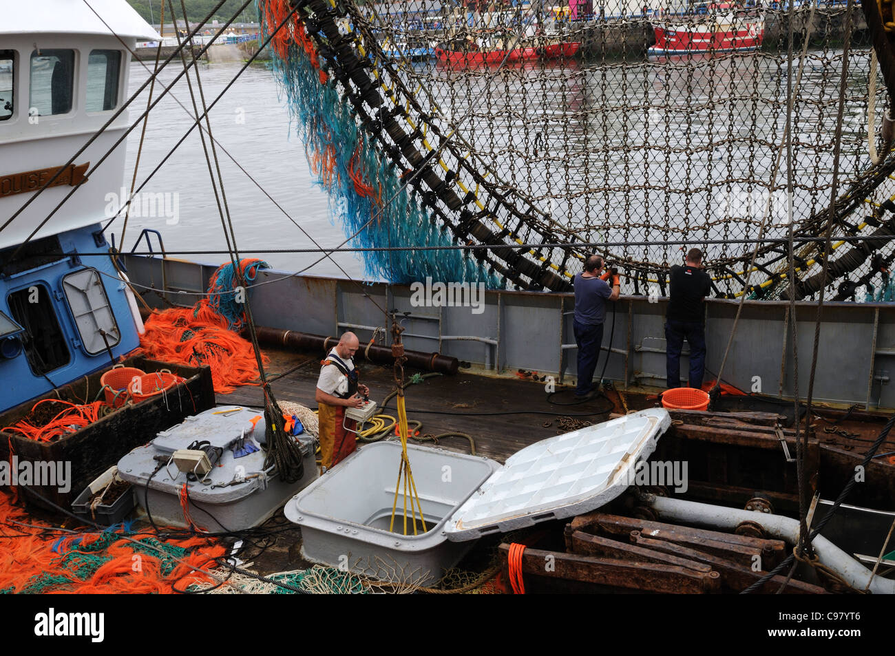Trawler men hi-res stock photography and images - Alamy