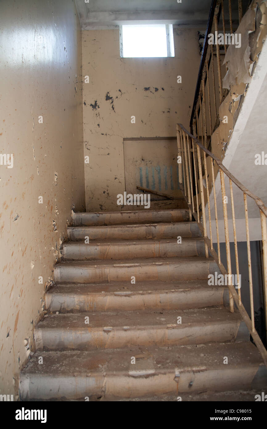 Staircase in the Palace of Culture Energetik Lenin Square Pripyat ...