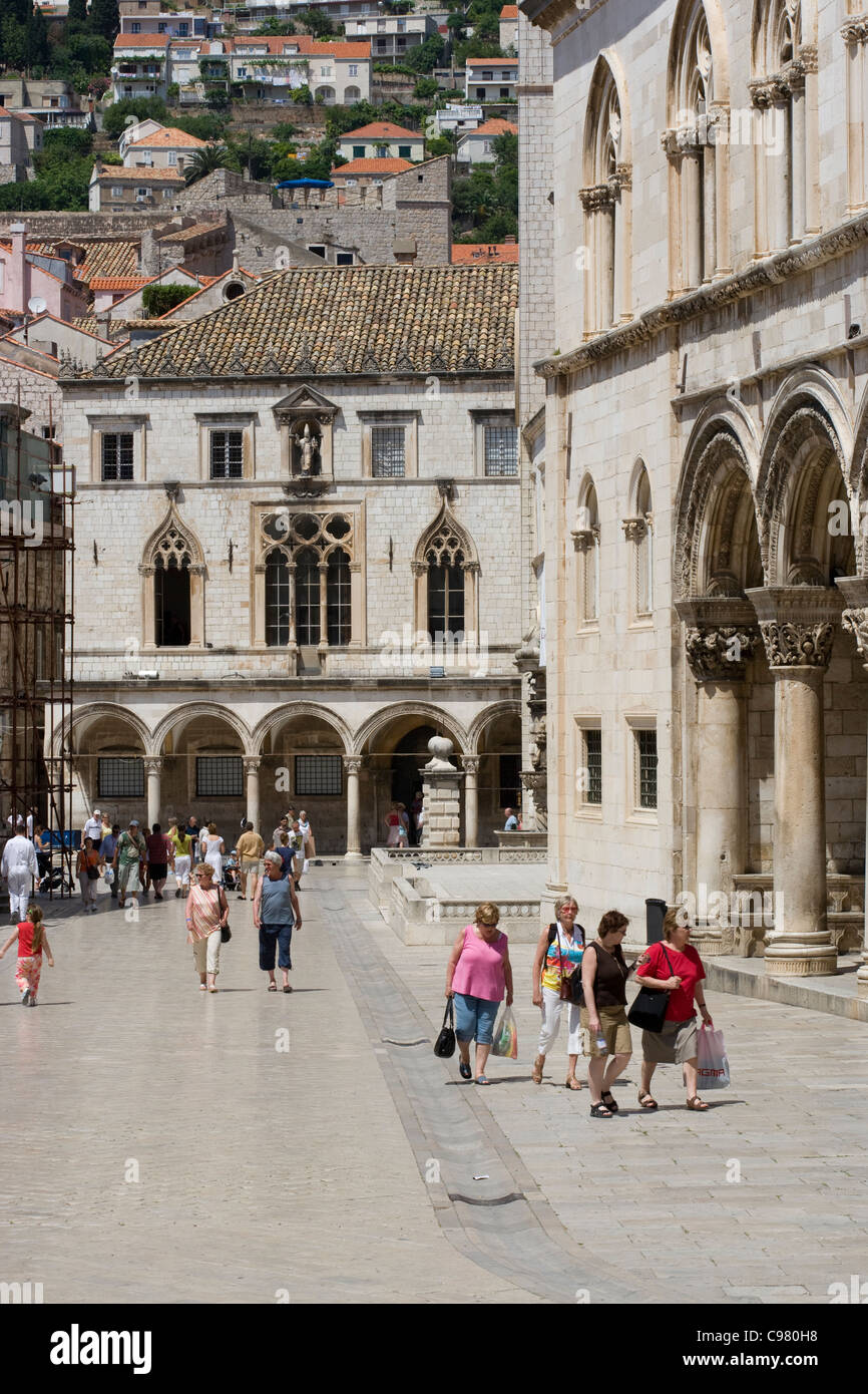Dubrovnik: Sponza Palace & Rector's Palace Stock Photo - Alamy