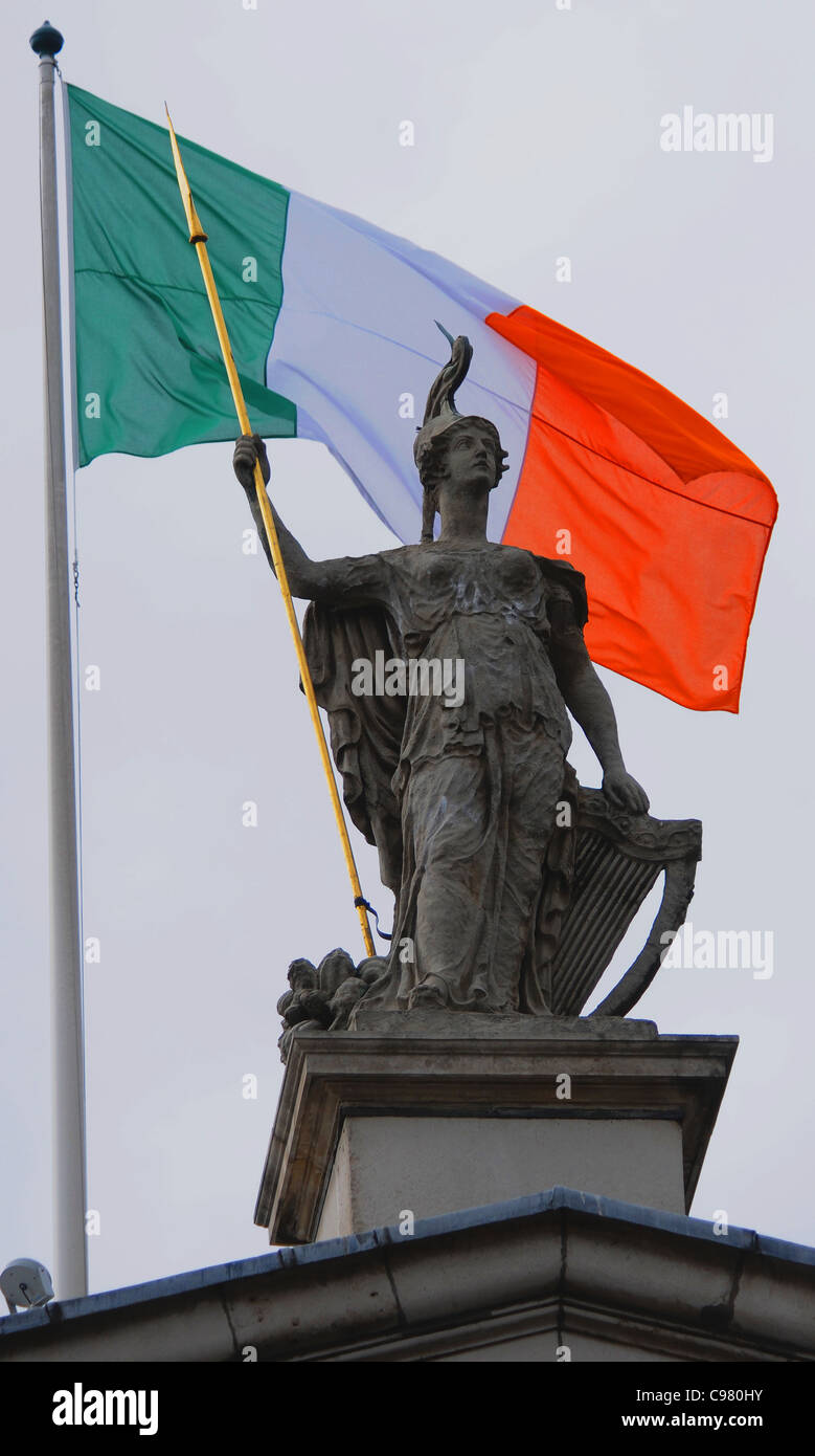 Dublin flag hi-res stock photography and images - Alamy