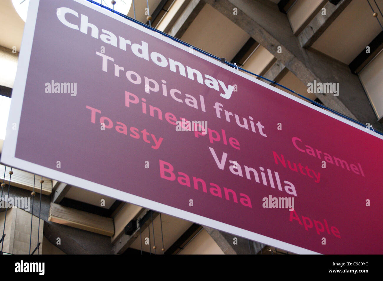 Chardonnay sign hi-res stock photography and images - Alamy