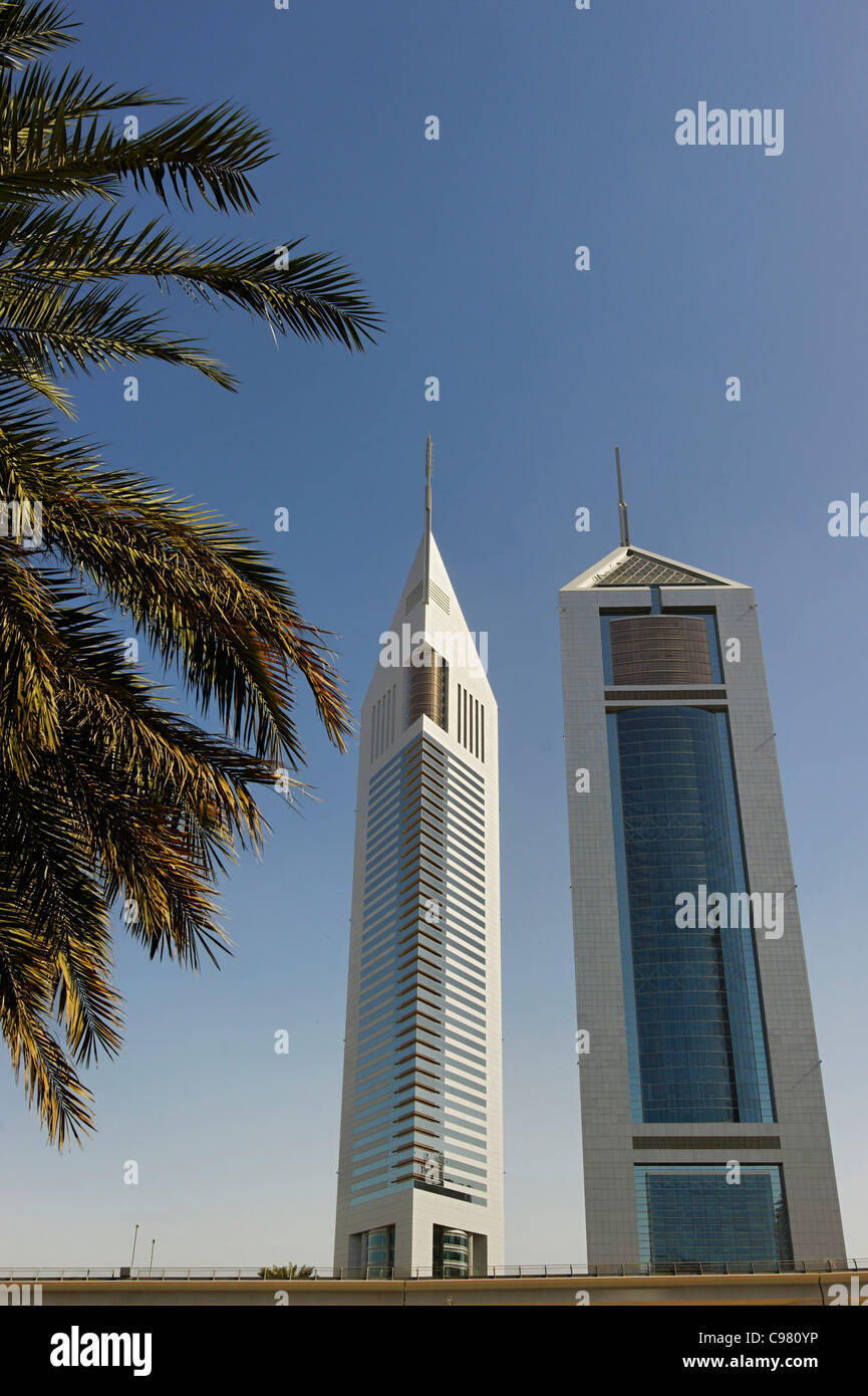 EMIRATES TOWERS, skyscrapers, modern architecture, Financial District ...