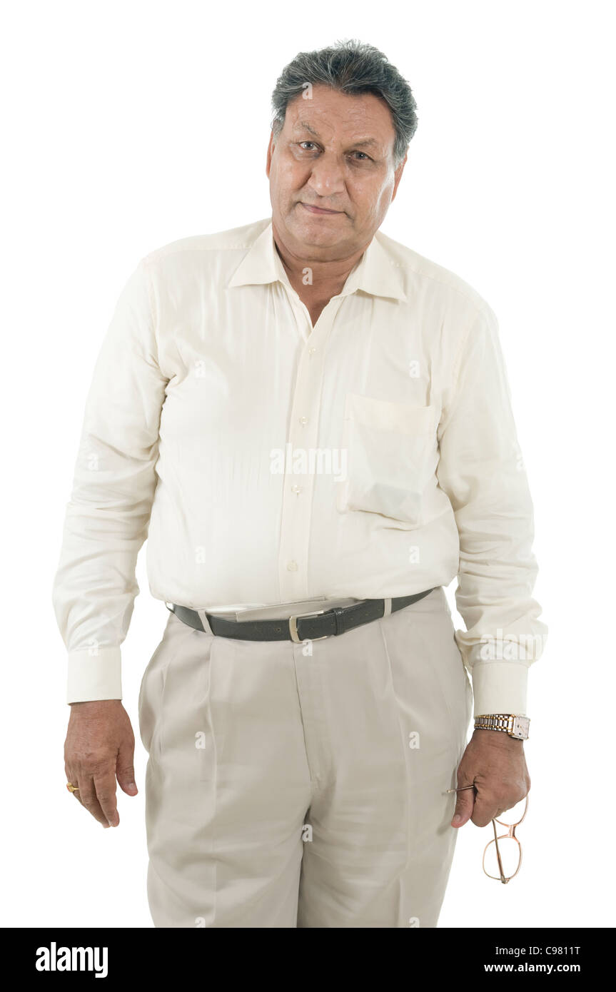 old man standing Stock Photo - Alamy