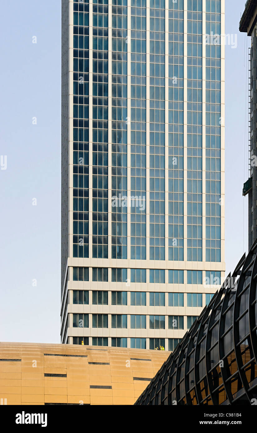 Facade, modern Arabic architecture, skyscrapers, towers, Dubai ...