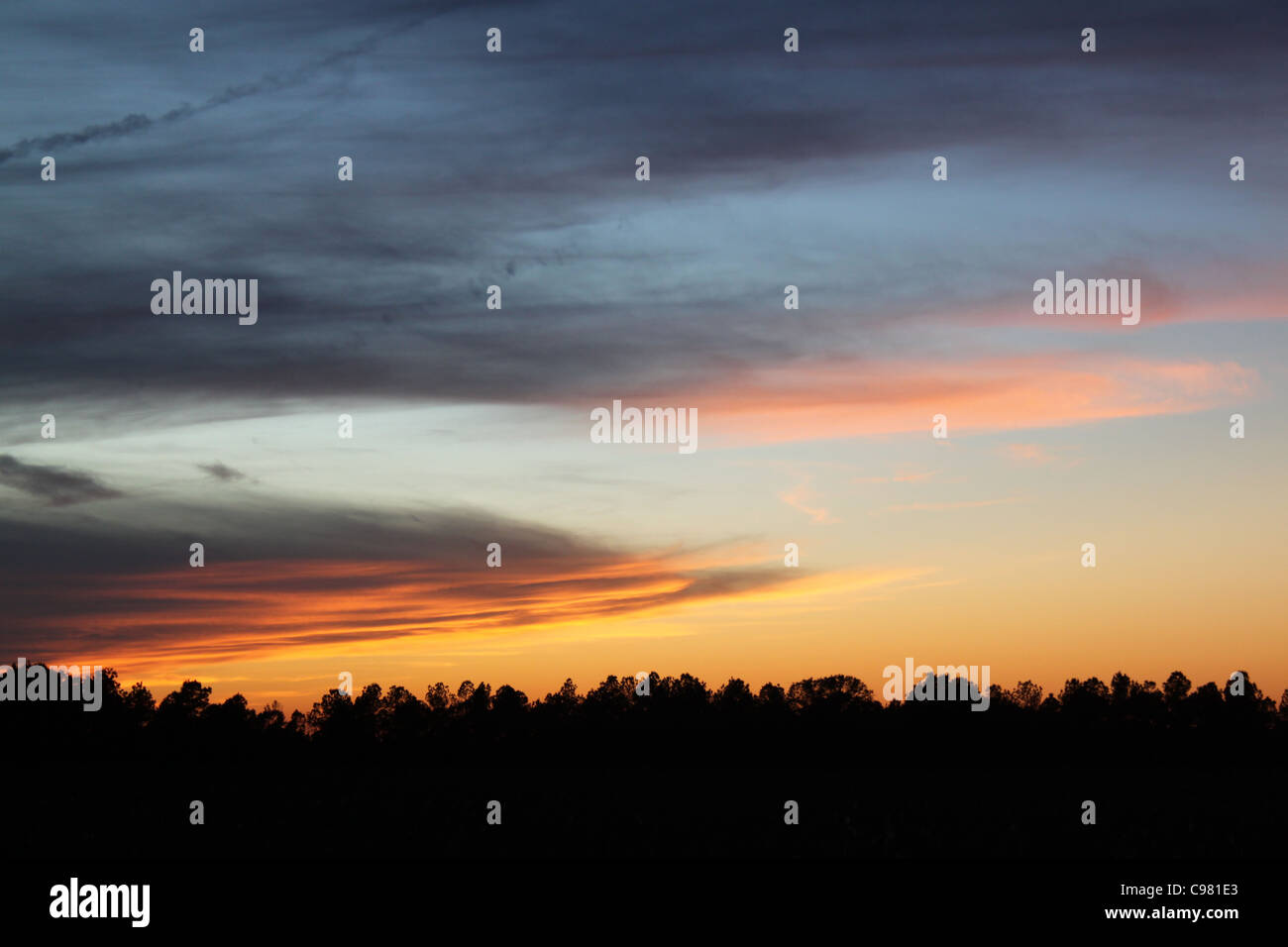 Fall sunset hi-res stock photography and images - Alamy