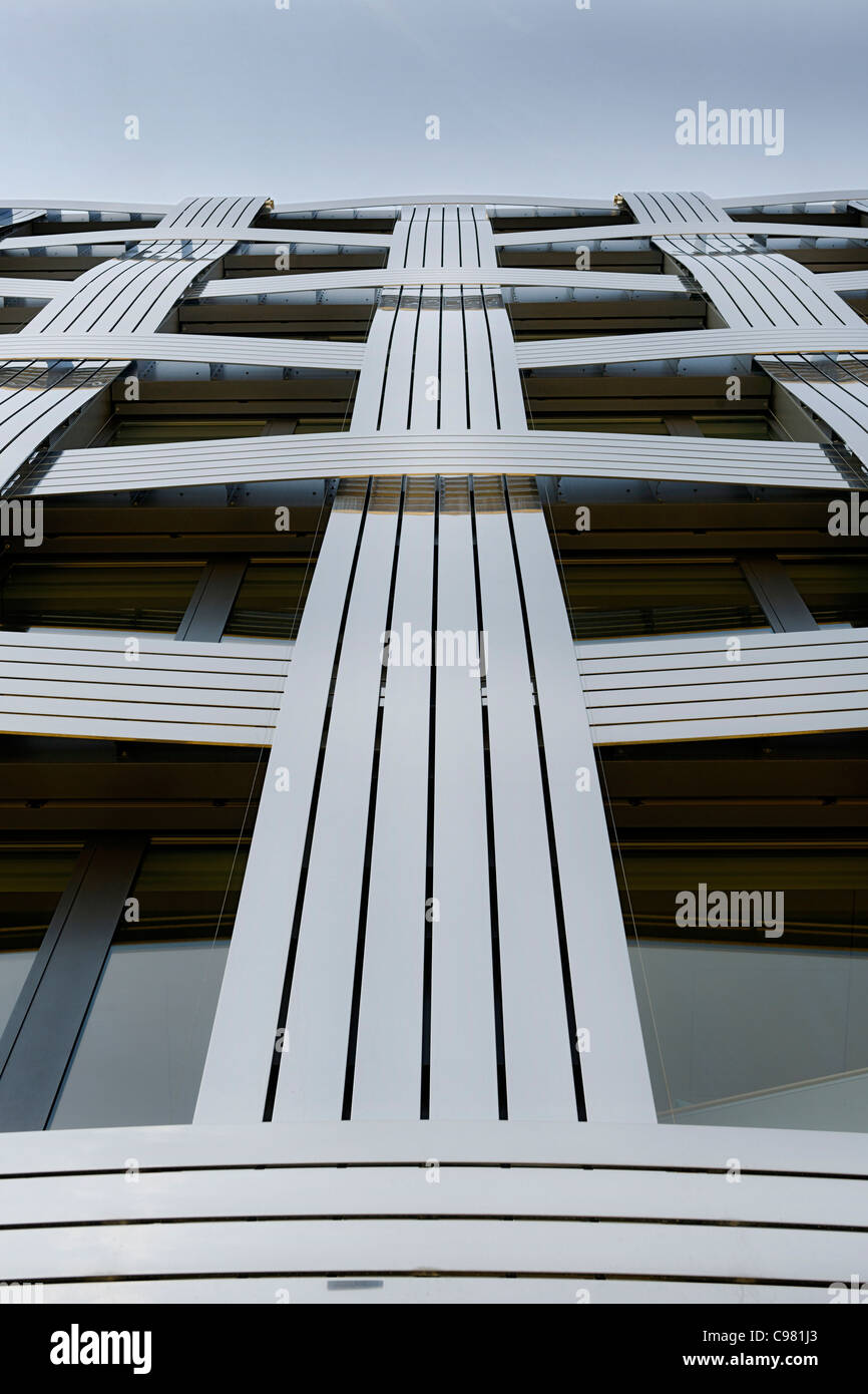 Facade, stainless steel, modern architecture, Wendenstrasse, southern ...