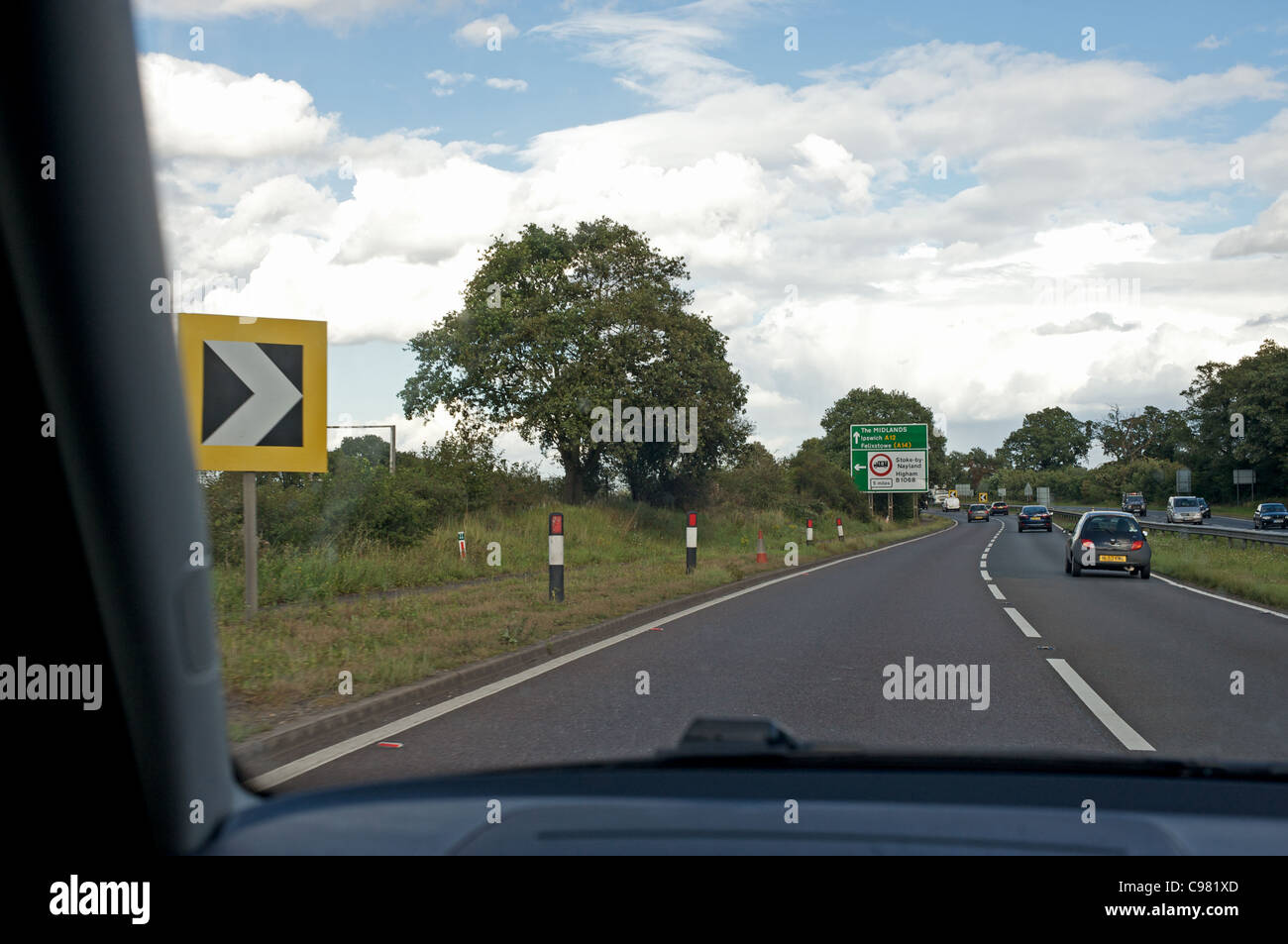 Dual carriageway northbound hi-res stock photography and images - Alamy