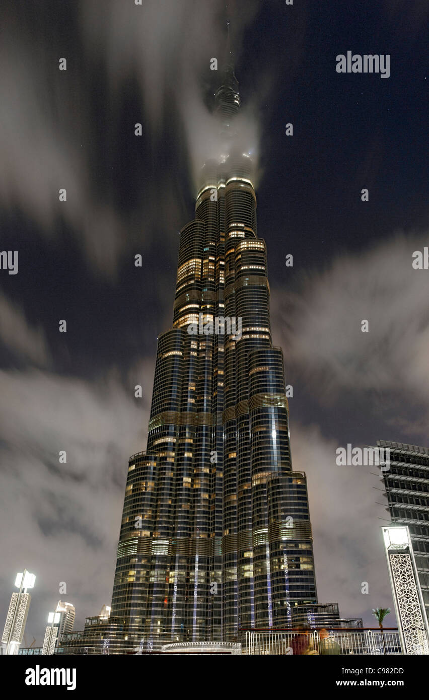 Burj khalifa and wind tower hi-res stock photography and images - Alamy