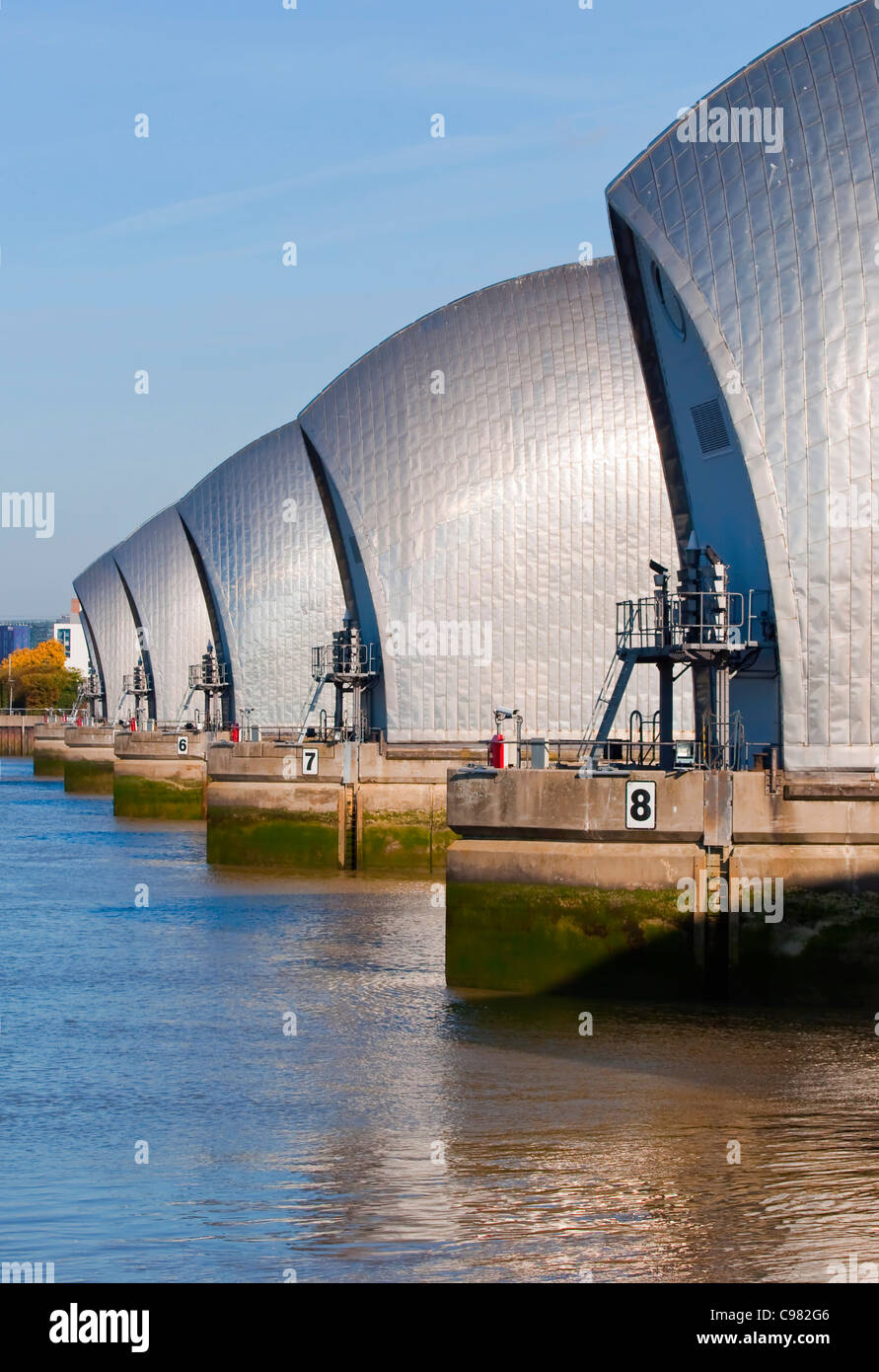 The Thames barrier Stock Photo - Alamy