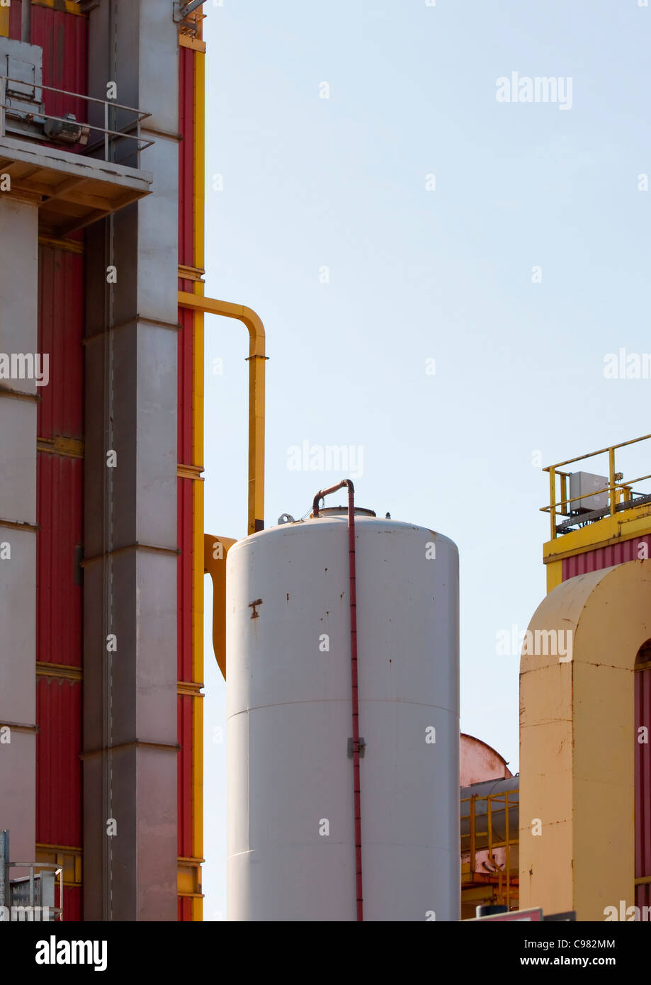 Oil refinery detail Stock Photo - Alamy